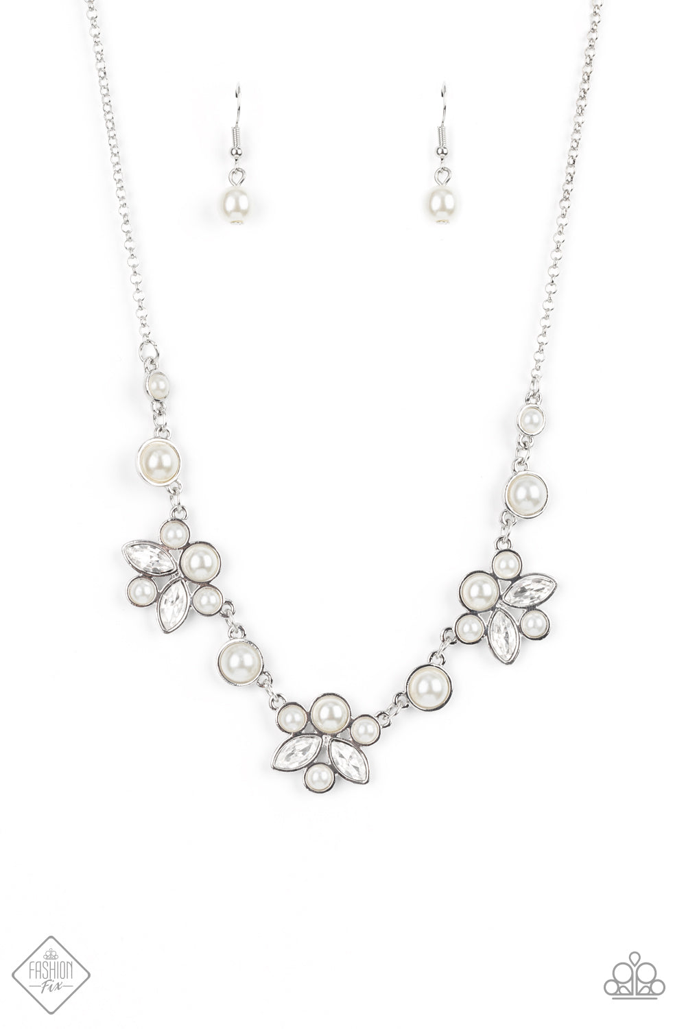 ROYALLY EVER AFTER - WHITE NECKLACE- FIERCELY 5TH AVENUE - 1514 ...